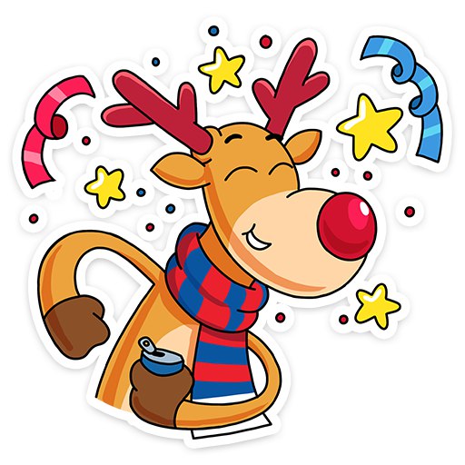 Cтикеры Новогодние моменты ВК бесплатно - скачать стикеры AllVKStickers