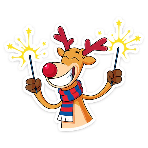 Cтикеры Новогодние моменты ВК бесплатно - скачать стикеры AllVKStickers